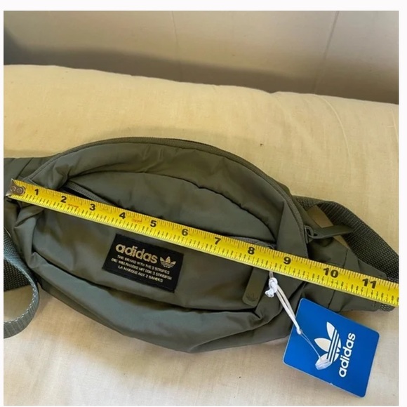 adidas | Bags | Nwt Adidas Green Waist Pack Belt Bag With Black And ...